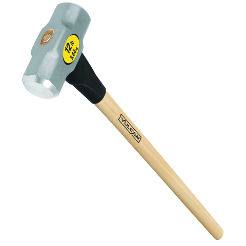 Vulcan 34506 Hammer, 12 lb Head, Sledge, Forged Milled Head, Steel Head ...